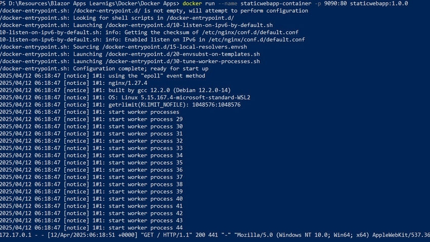 Hosting a Static Website with Docker and NGINX